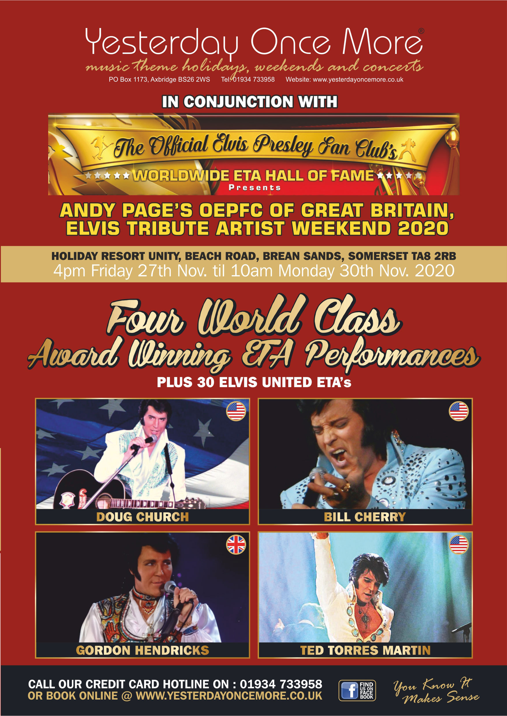 Elvis Weekend 2020 | Yesterday Once More